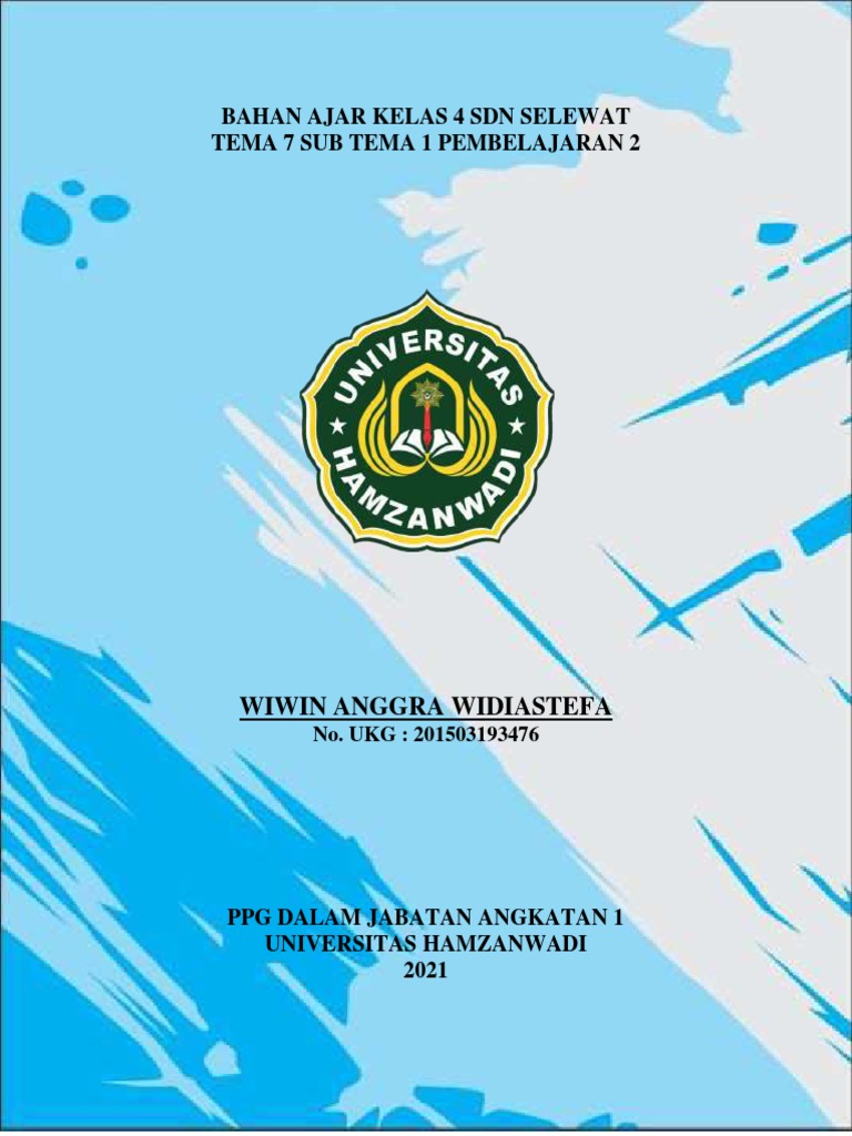 Bahan Ajar Kelas 4 Tema 7 | PDF