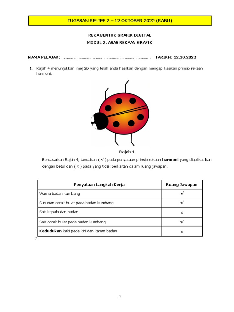 MGR 1 - Jawapan | PDF