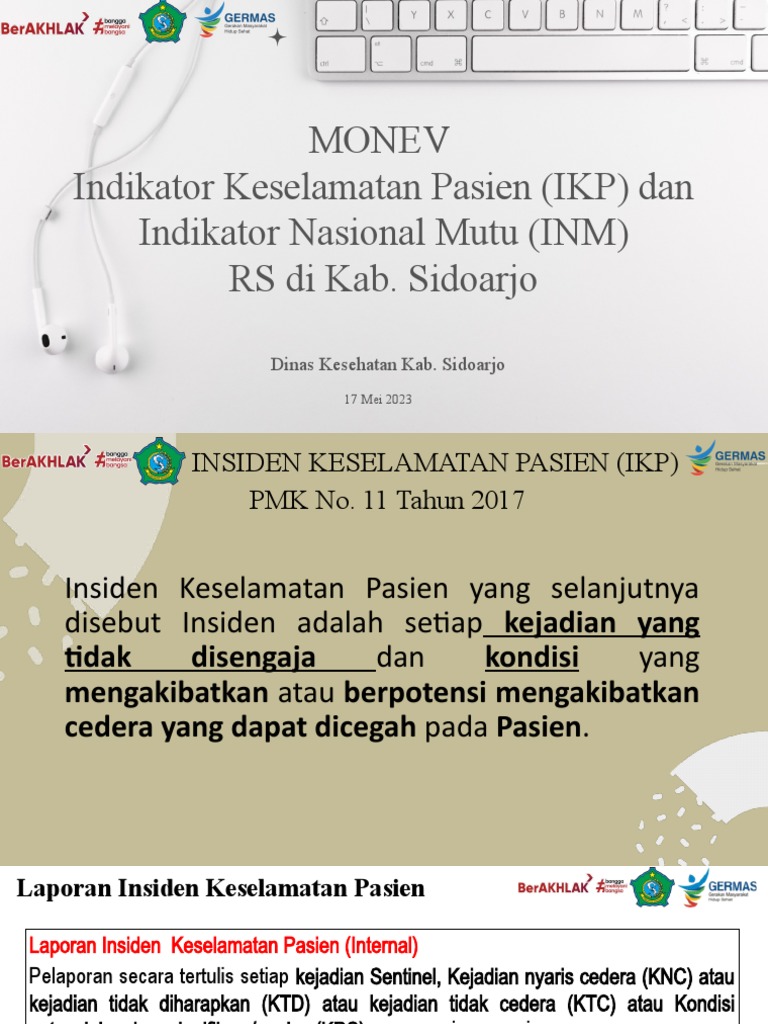 Pelaporan IKP dan INM RS Sidoarjo 2023 | PDF
