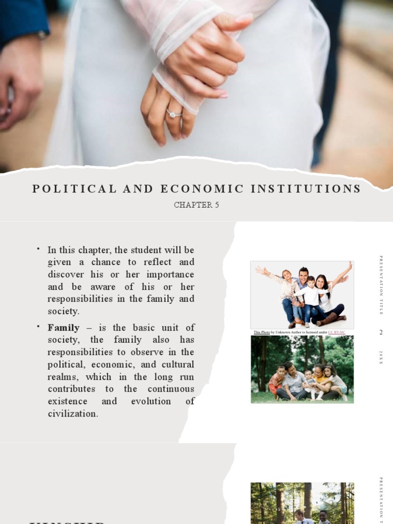 Chapter 5 POLITICAL and ECONOMIC INSTITUTIONS | PDF | Marriage | Kinship