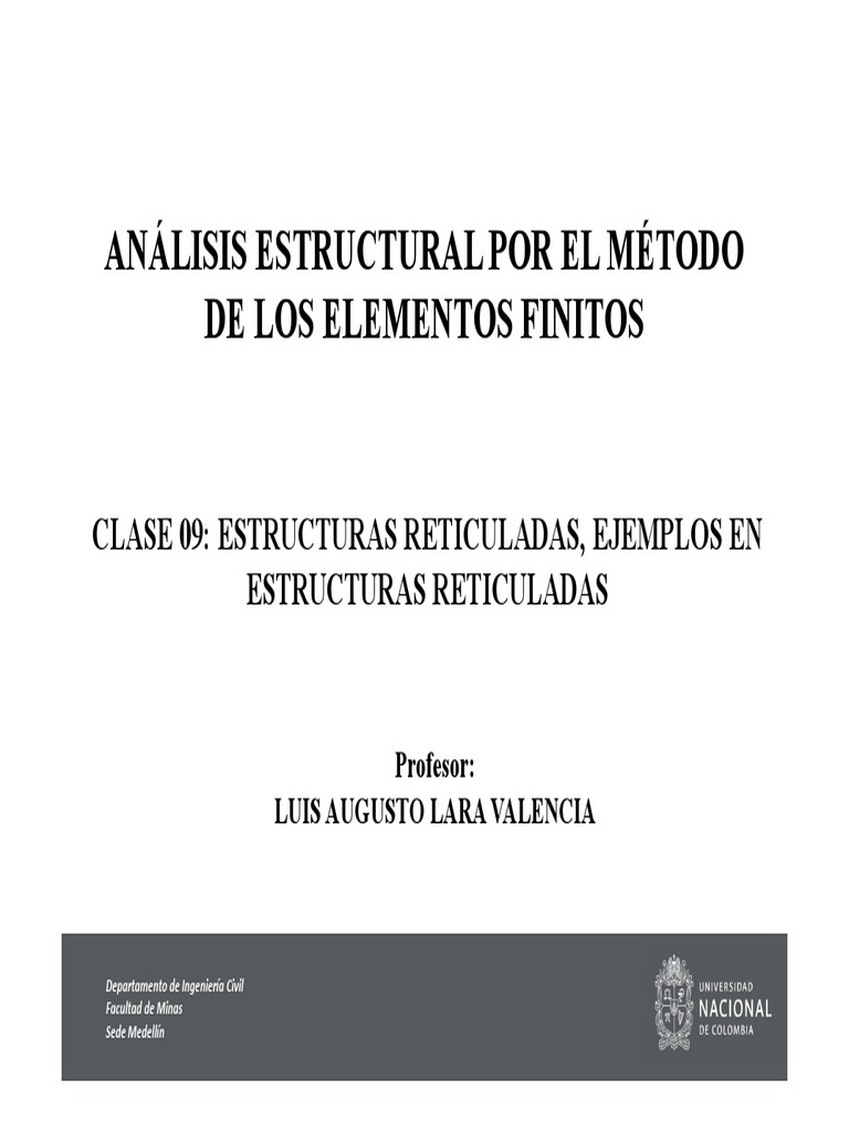 Clase9-Estructuras Reticuladas | PDF