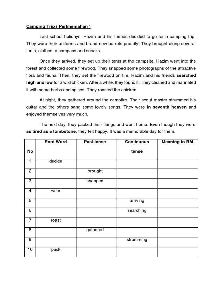 Writing Exercises Year 6 With Tips | PDF