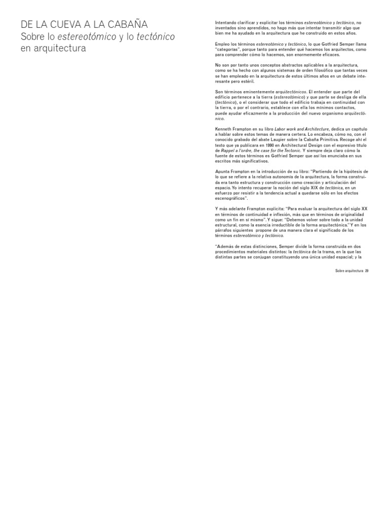 Pensar Con Las Manos - de La Cueva A La Cabaña | PDF