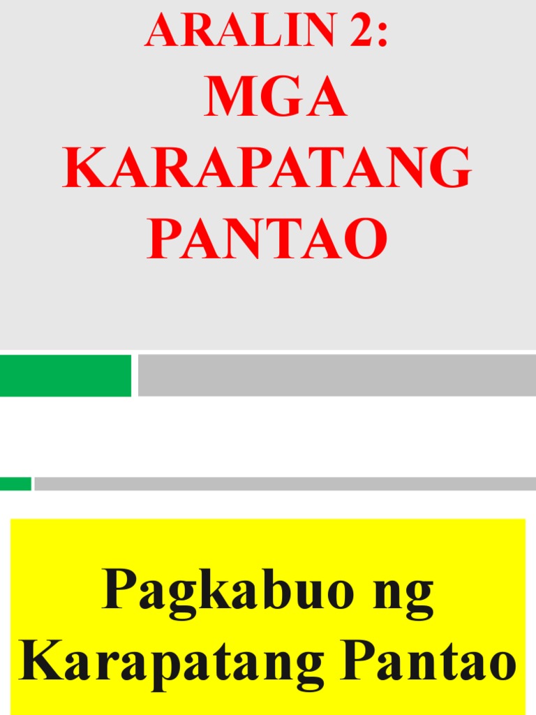 Karapatang Pantao | PDF