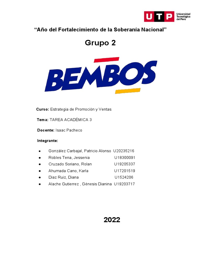 Ta3 - Estrategia de Promoción y Venta | PDF