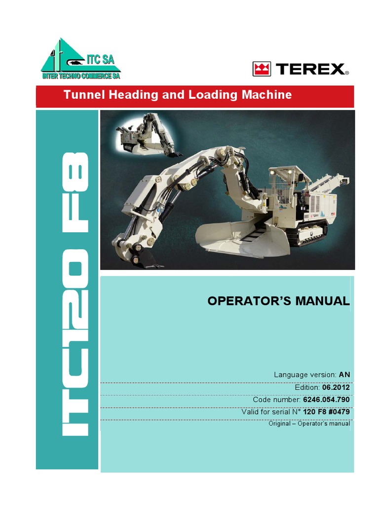 Operator Manual - ITC120 F8 | PDF | Hazards | Safety