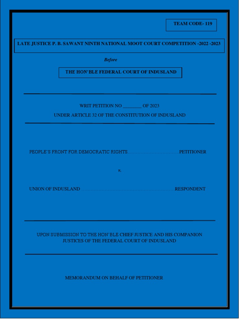 Petitioner 119 | PDF