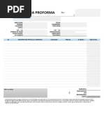 Modelo de Proforma en Word Gratis | PDF | Factura | Contabilidad