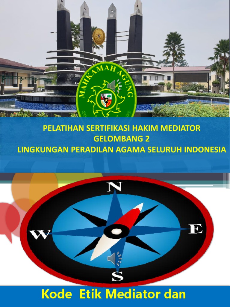 PPT Materi 20 Kode Etik Mediator Dan Konsekuensinya | PDF