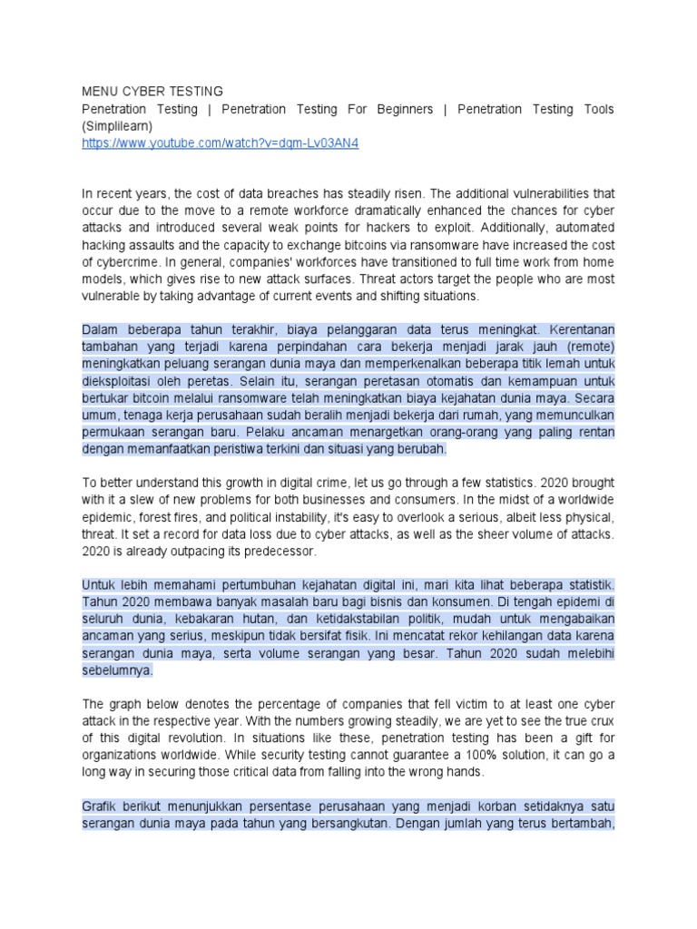 Penetration Testing Penetration Testing For Beginners Penetration