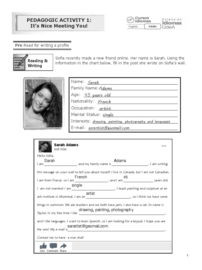 Editable SubTask 1 | PDF