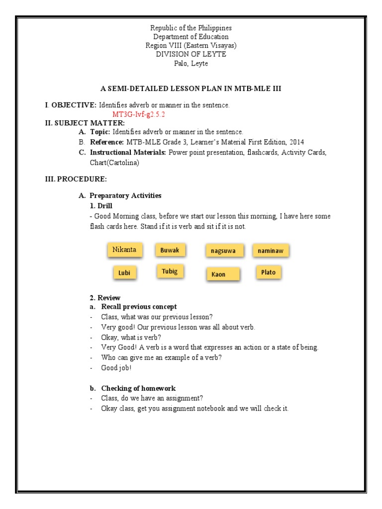 Final Lesson Plan- Elsie Tablo | PDF