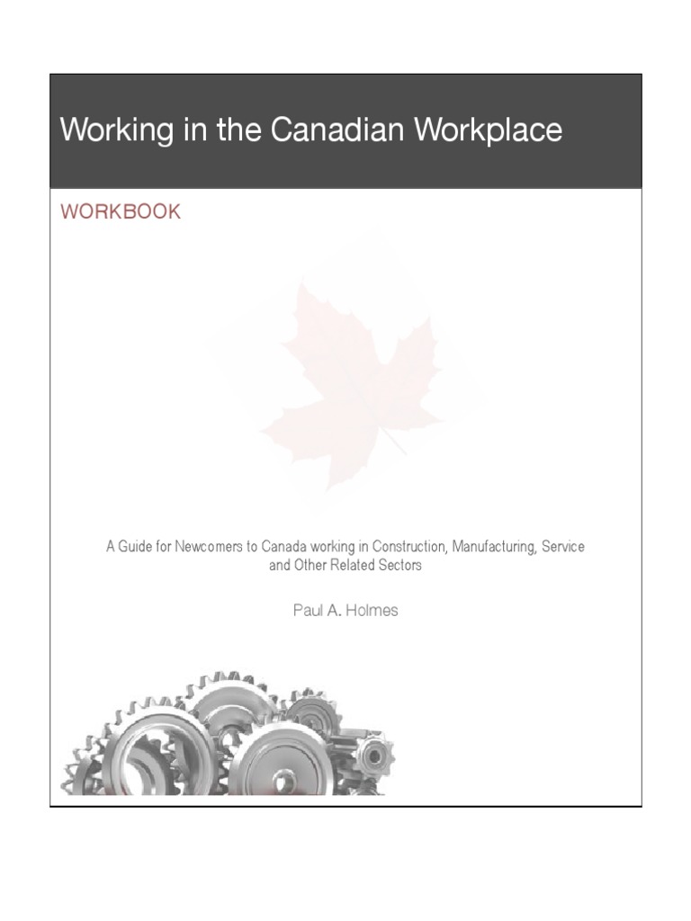 Working in The Canadian Workplace Workbook | PDF | Motivation ...
