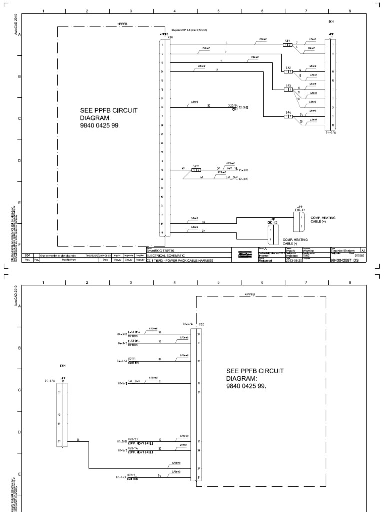9840 0425 97 Electrical Diagram | PDF