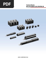GE EB-25/26/27 Terminal Blocks Overview | PDF | Wire | Screw