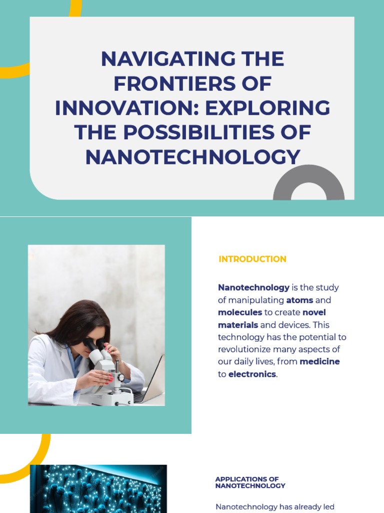 Wepik Navigating The Frontiers of Innovation Exploring The Possibilities of Nanotechnology ...