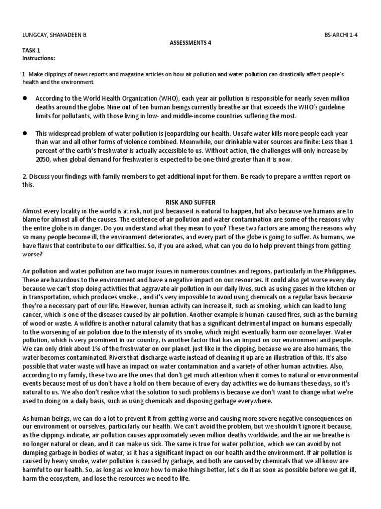 CWTS Assessment#4 | PDF