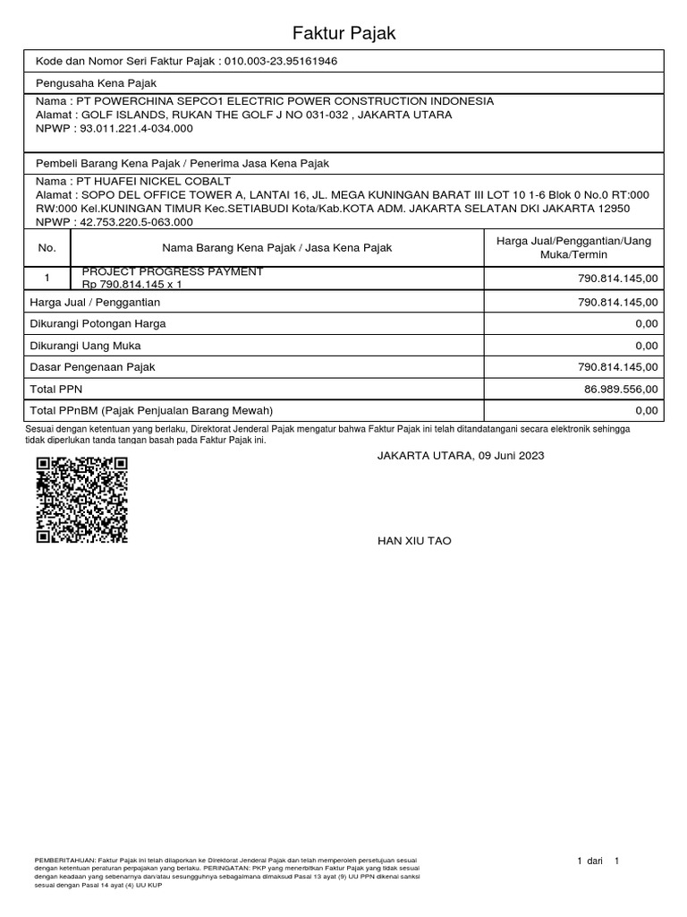 HNC - 5 Tax Invoice 9 June 2023 | PDF
