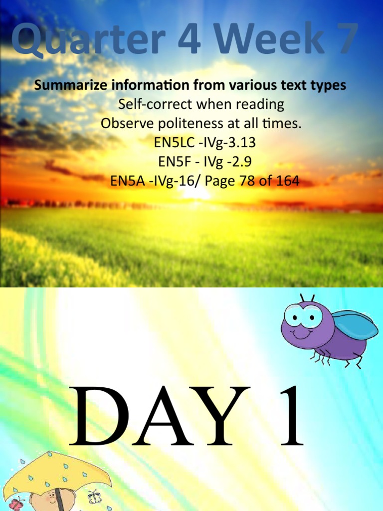 Comprehension, Text Types ,Generalizations, Vocabulary Development ...