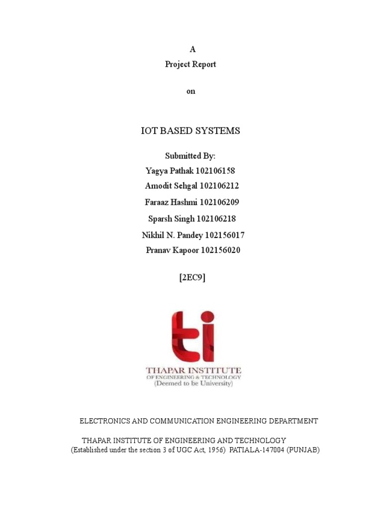 Elc Iot Report Ec9 | PDF