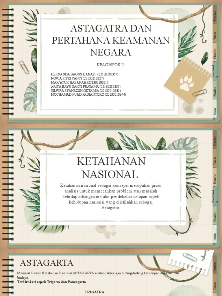 Astagatra: Pilar Ketahanan Nasional | PDF