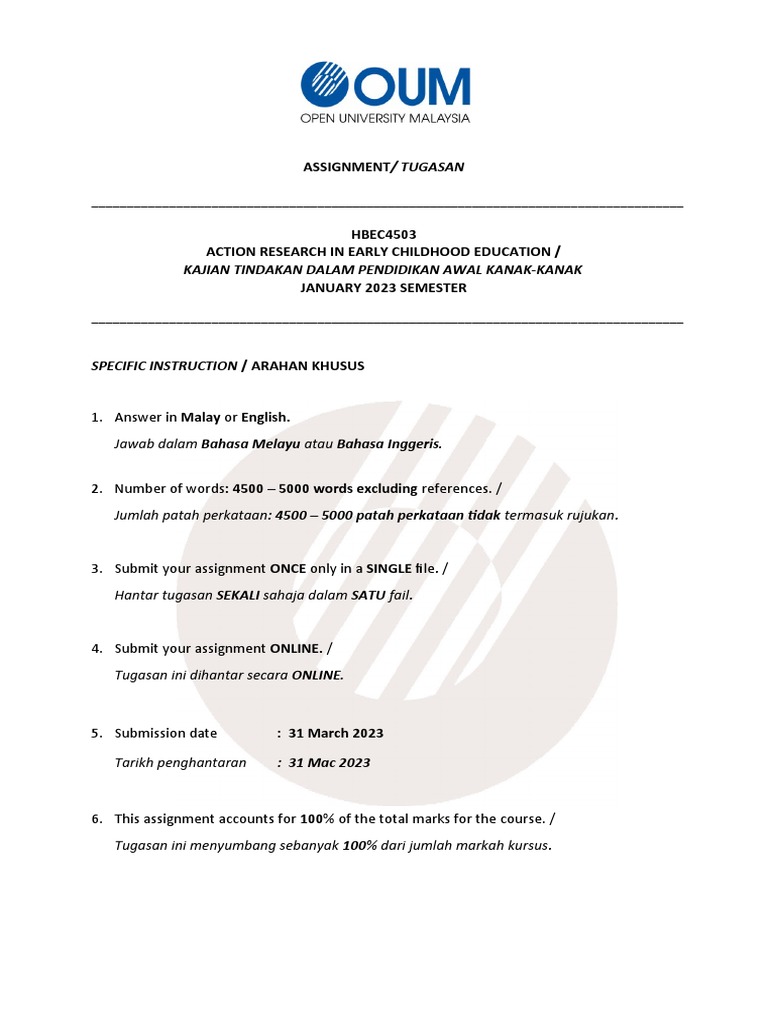 Hbec 4503 Soalan | PDF | Data Analysis | Action Research