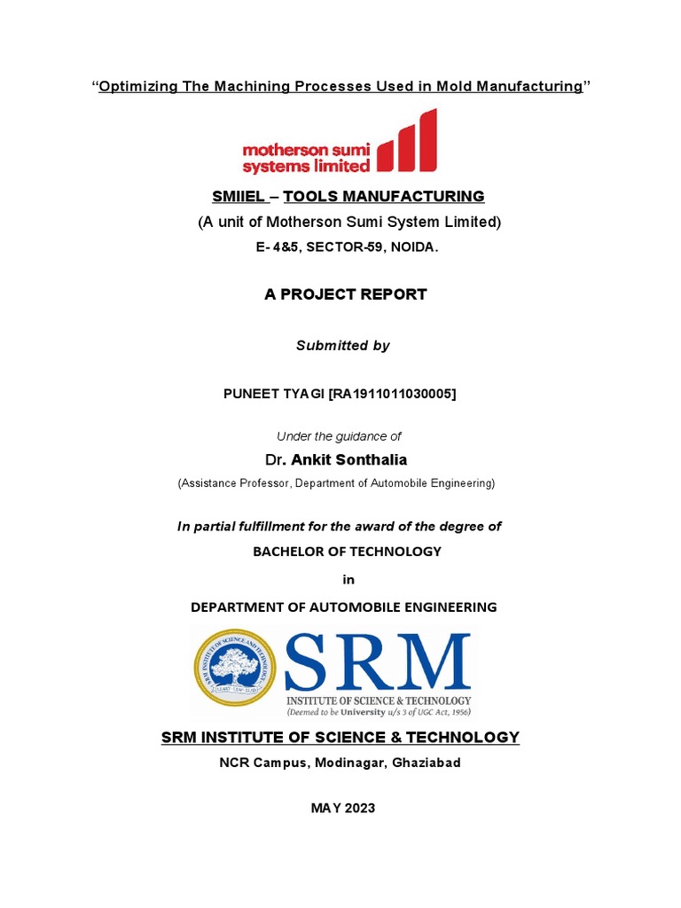 SRM Report | PDF