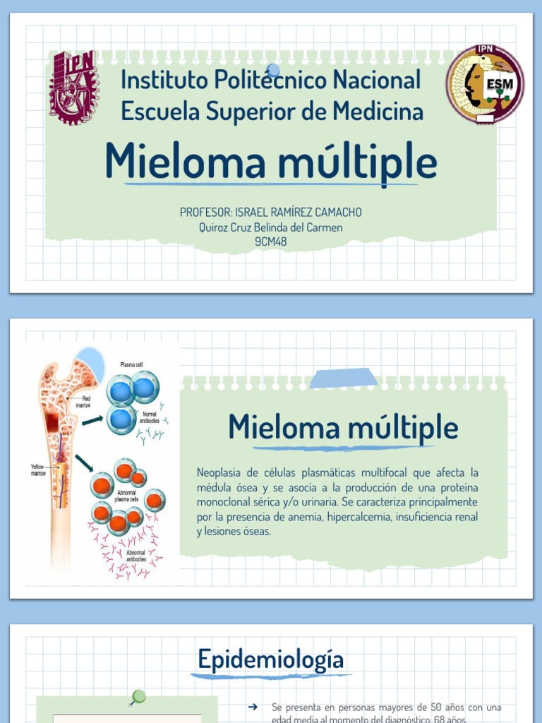 Mieloma Múltiple | PDF | Mieloma múltiple | Hueso
