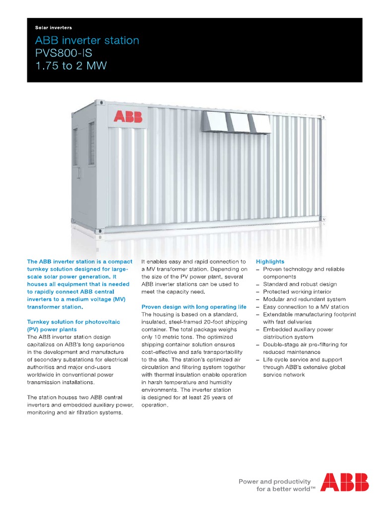 ABB Inverter | PDF