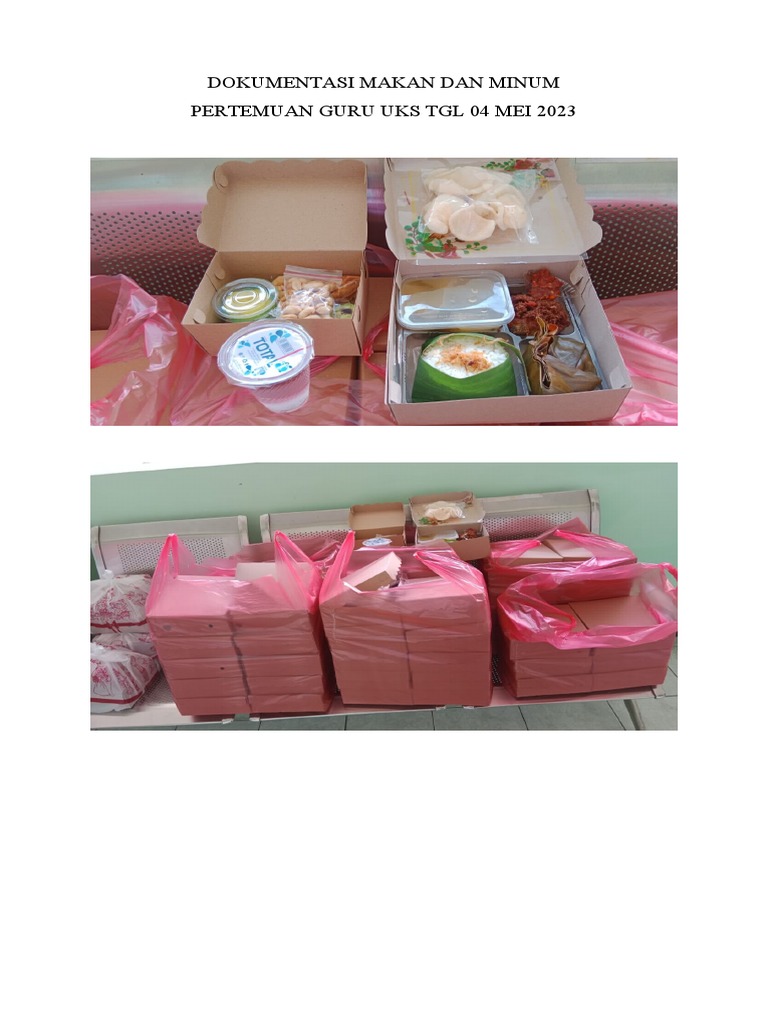 Dokumentasi Makan Dan Minum | PDF