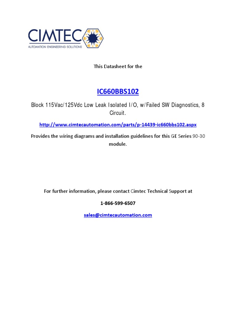 IC660BBS102 | PDF | Alternating Current | Direct Current