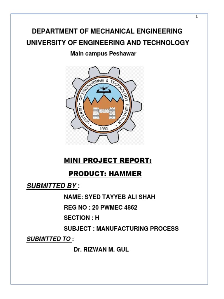 Lab Report | PDF | Casting | Forging