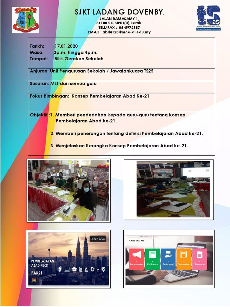 SJKT Ladang Dovenby:, Jalan Ramasamy 1, 31100 SG - SIPUT (U), Perak. TELL/FAX: 05-5972987 EMAIL ...