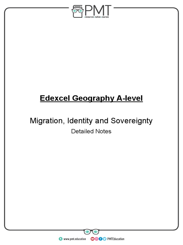 Detailed Notes - Migration, Identity and Sovereignty | PDF | Human ...