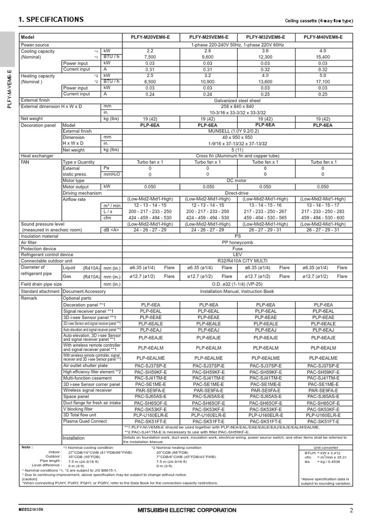 022 SP Plfy-M20 40vem6-E | PDF | Manufactured Goods | Electricity