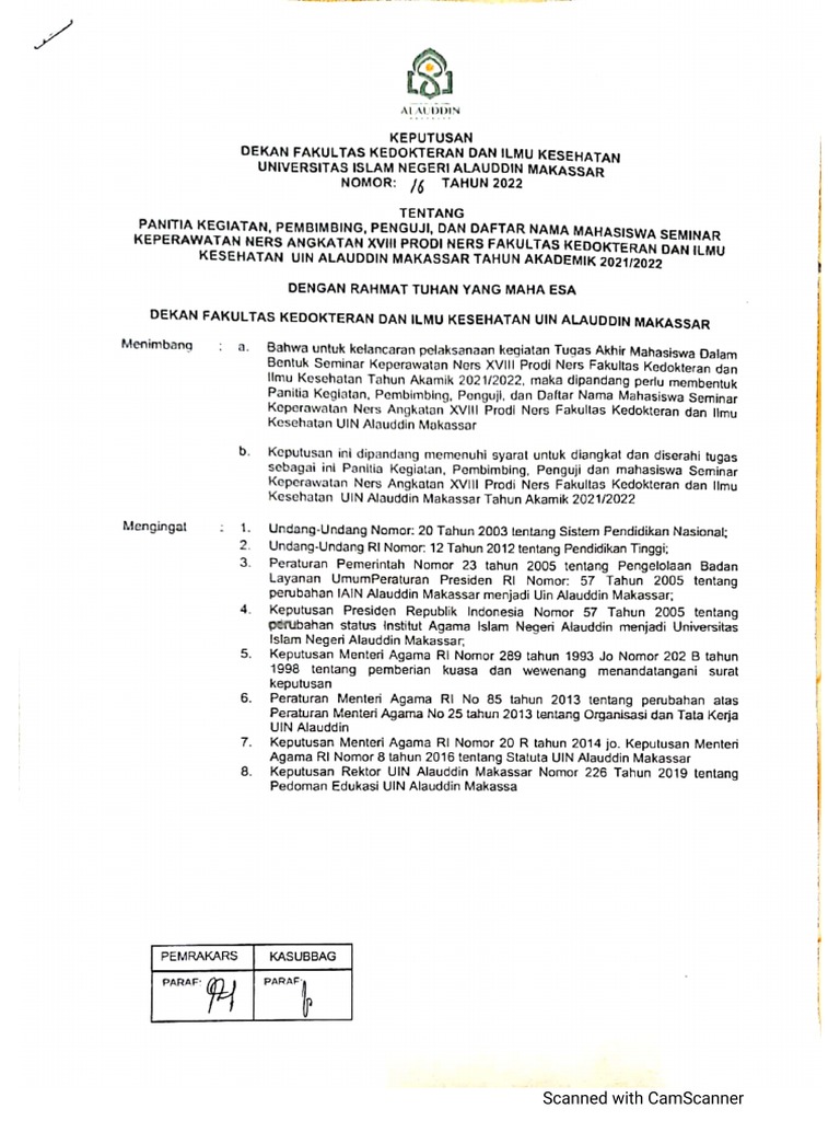 SK Seminar Kep Ners 20 | PDF