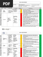 Risk Assessment For Excavation and Backfilling | PDF | Risk Assessment ...