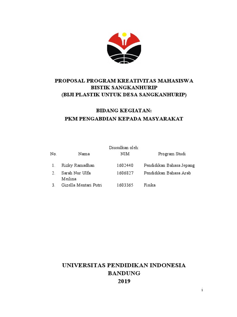 PKM-M Bistik SANGKANHURIP (Last Edited by Rizky) | PDF