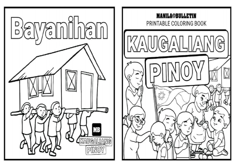 Kaugaliang Pinoy Coloring Worksheet 2 | PDF
