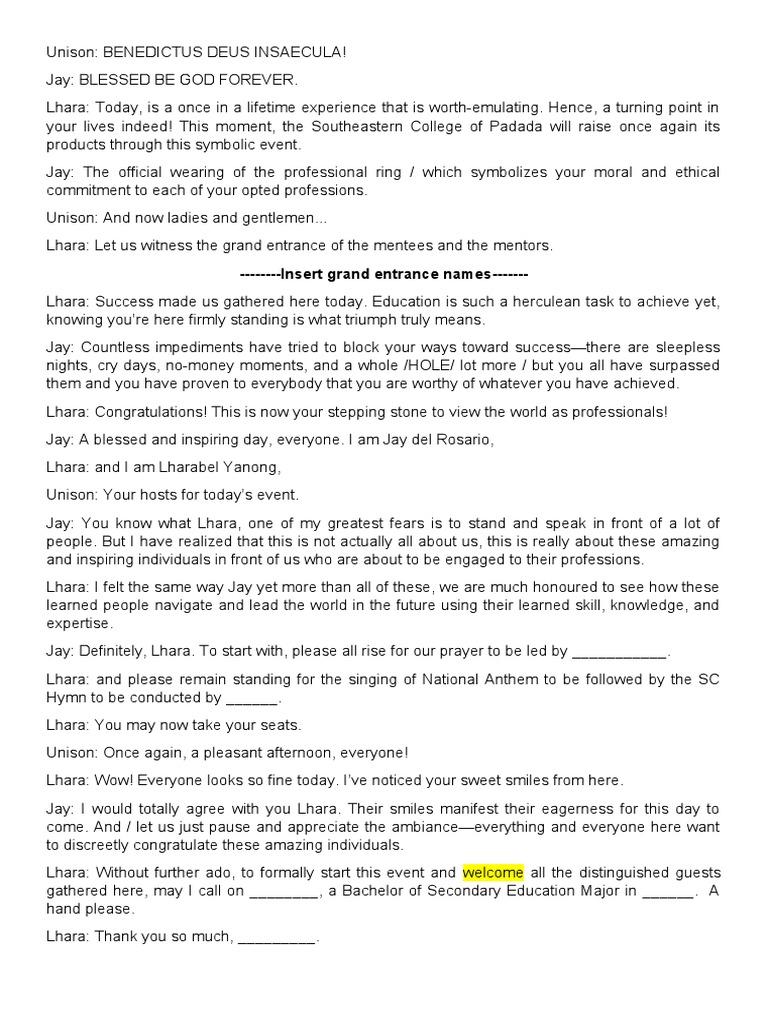 Ringhop Script | PDF