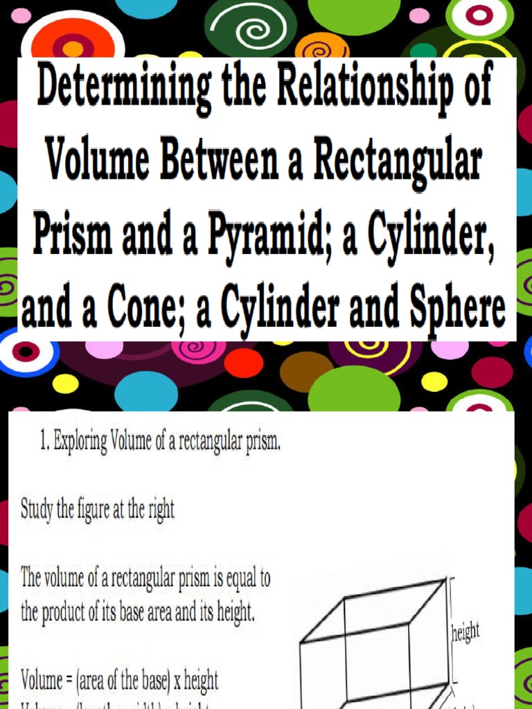 Volume Calculations For Grade 6 Math Pdf Teaching Methods