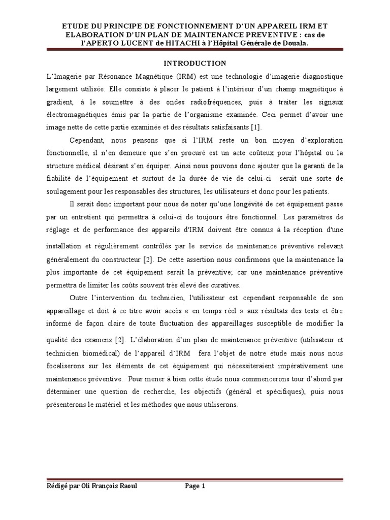 Protocole de Recherche Oli | PDF