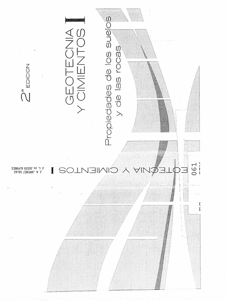 Geotecnia y Cimientos I - Jimenez Salas | PDF