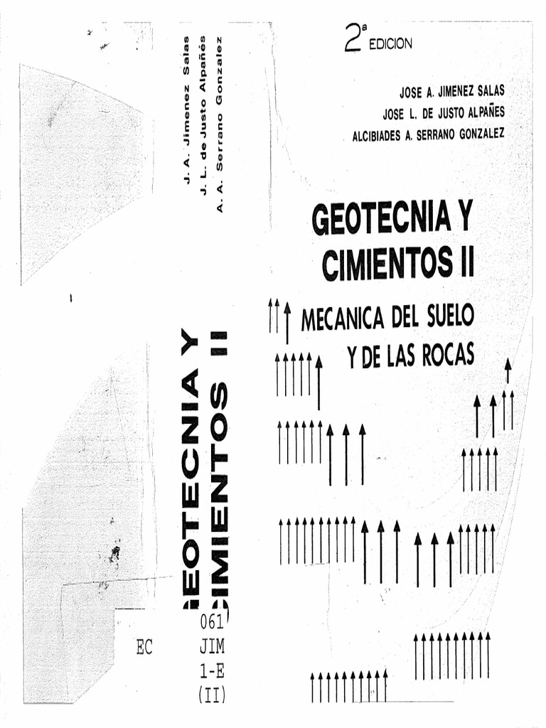Geotecnia y Cimientos II - Jimenez Salas | PDF