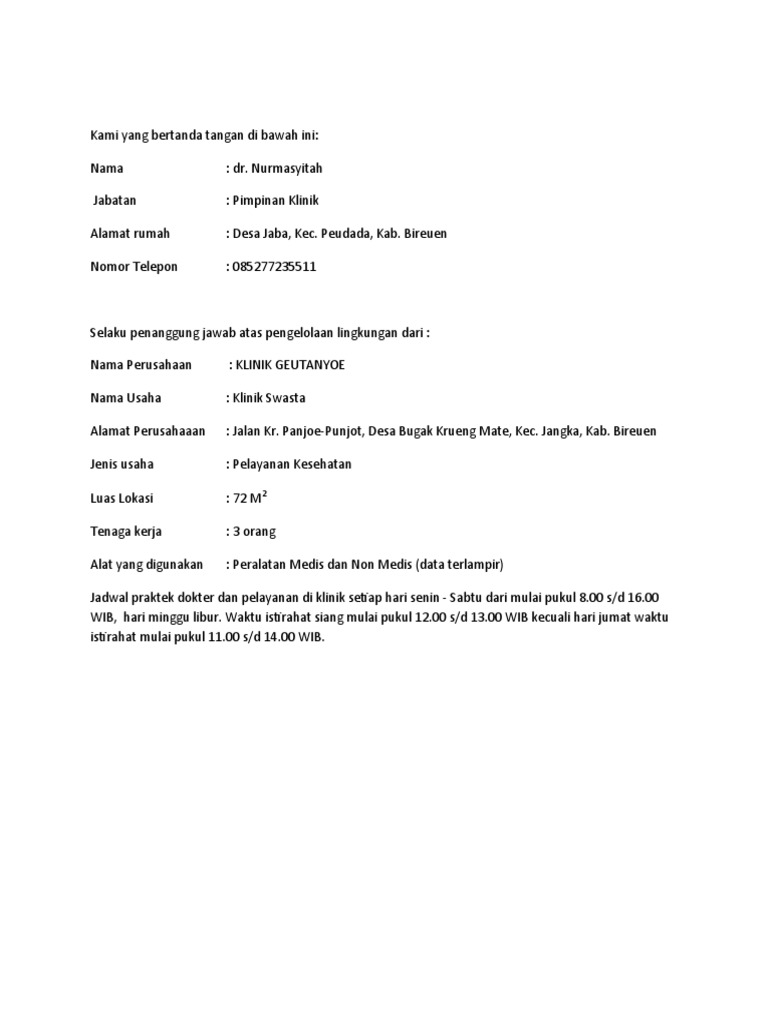 Daftar Peralatan | PDF