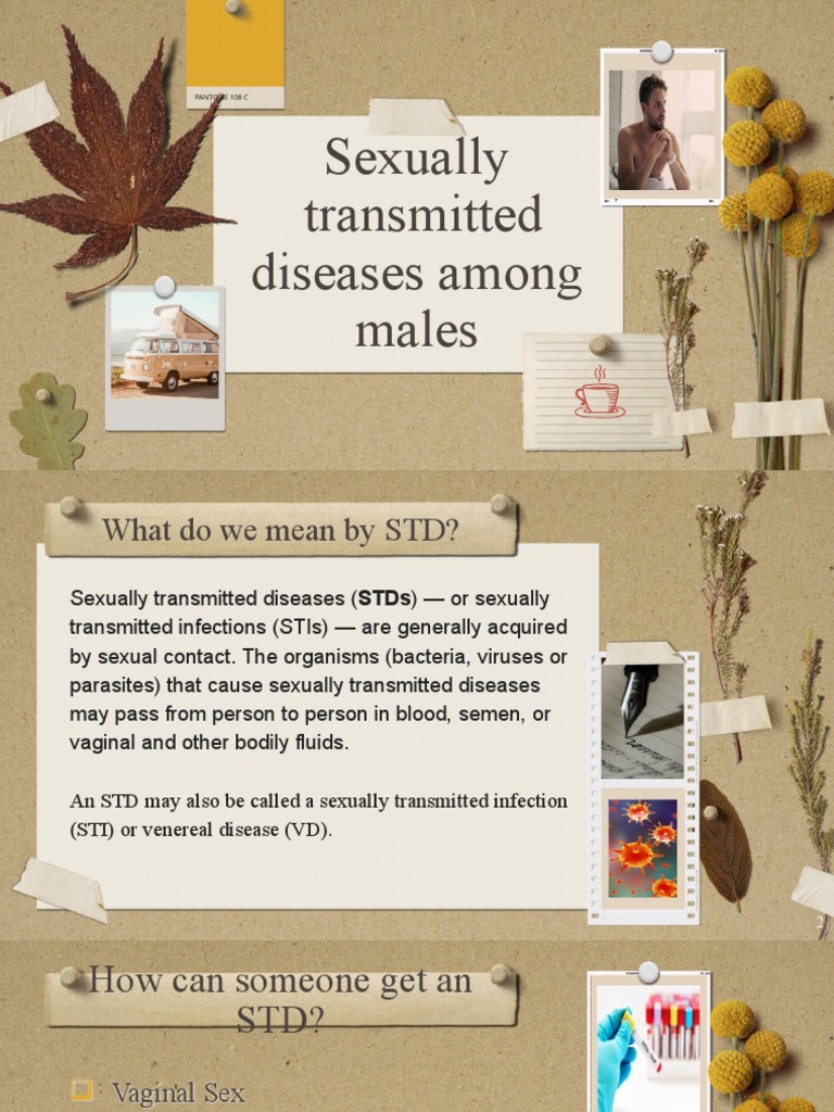 Sexually transmitted disease among males | PDF