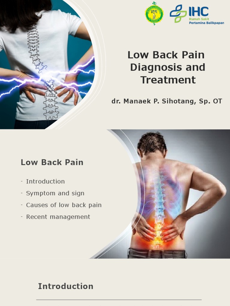 Low Back Pain: Diagnosis & Treatment Guide | PDF | Back Pain | Low Back ...