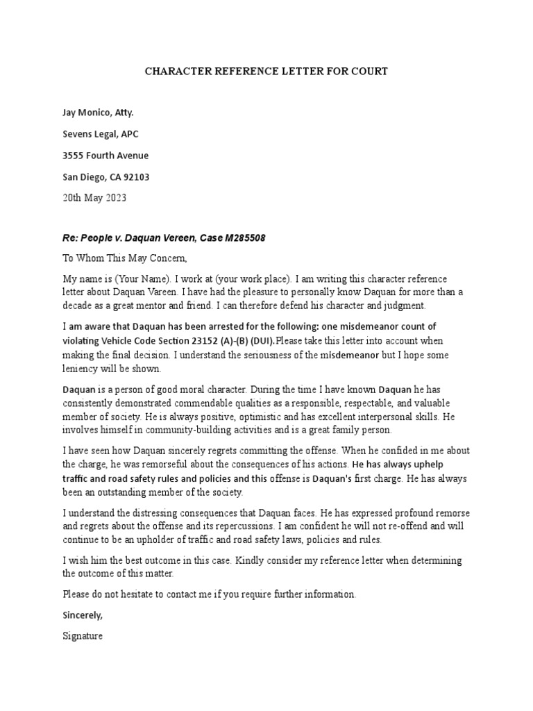 CHARACTER REFERENCE LETTER 1. Edited | PDF