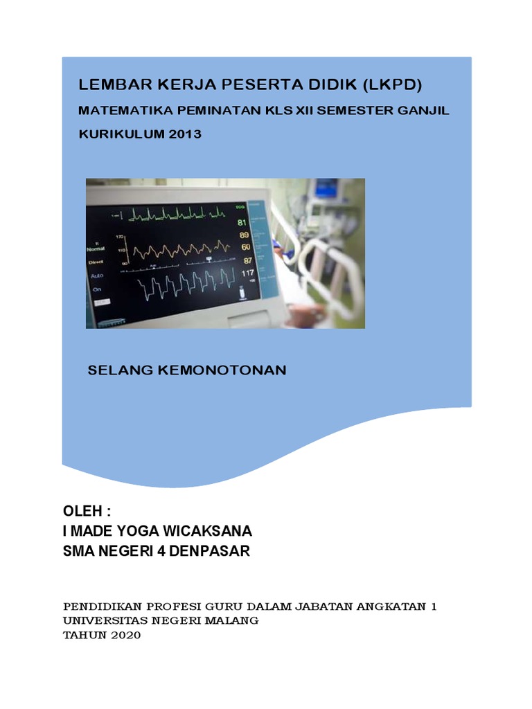 Lembar Kerja Peserta Didik (LKPD) | PDF