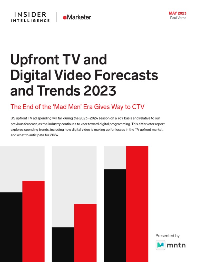 EMarketer Upfront TV Digital Video Forecasts Trends 2023 | PDF | Nbc ...